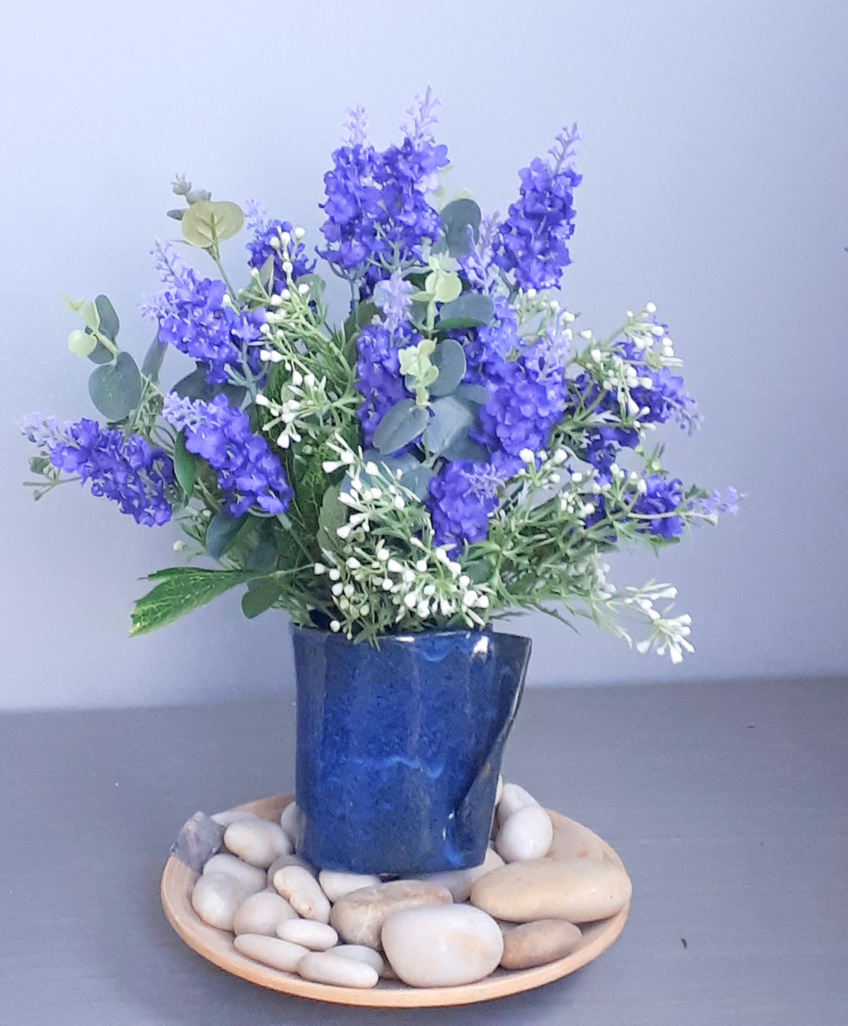 Serenity Lavender Vase Arrangement - Malden and Wilde